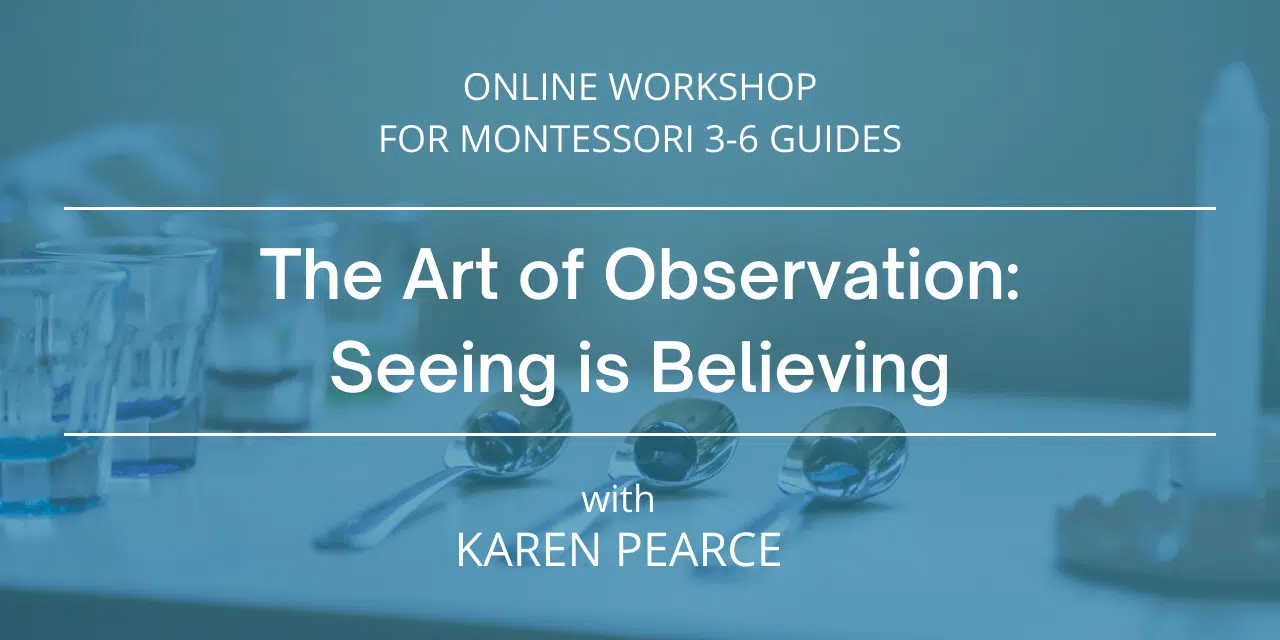 The Art of Observation: Seeing is Believing