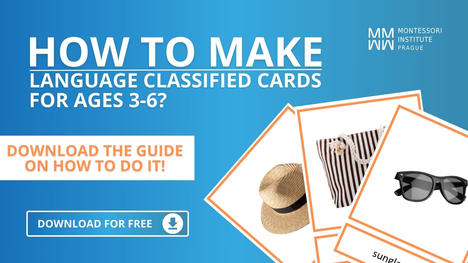 ["how to" guide] Create Language Classified Cards for Children Aged 3-6 ...